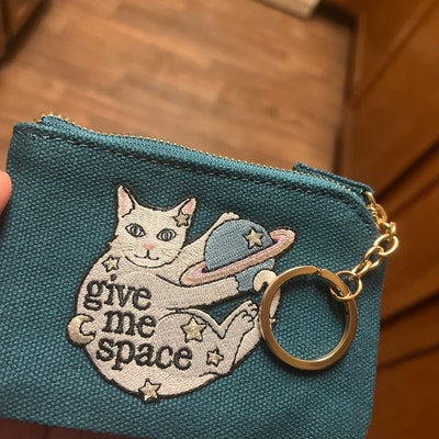 Keychain Wallet Cute Wallet Custom Personalized W/choice of Embroidered ...