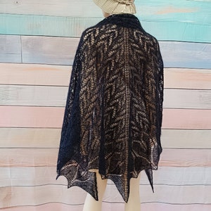 Beyond a Shadow Lace Shawl Pattern Instant Download English - Etsy