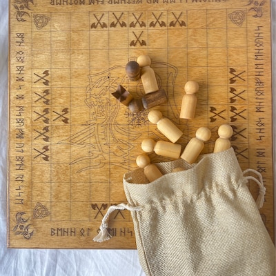 Viking Resin Hnefatafl / Tafl Game Pieces - Etsy