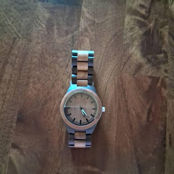 Men's Wood Watch, Engraved Watch, Anniversary Gift for Him ...