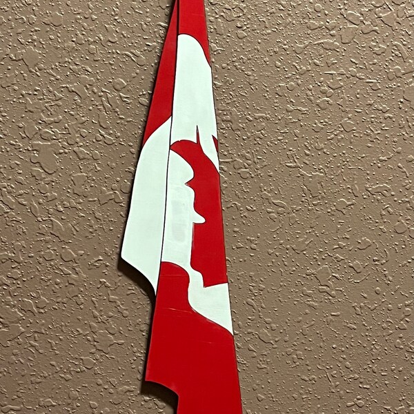 Canadian Flag, Hanging Flag, Draped Flag, SVG, Laser Cutting File ...