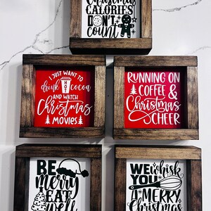 Thanksgiving Mini Signs 6x6 Farmhouse Style Sign for Tiered Tray ...