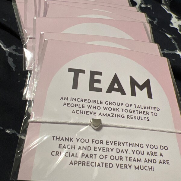 Custom Team Gift Team Thank You Gift Sports Team Employees Staff Coworkers Volunteers Team ...