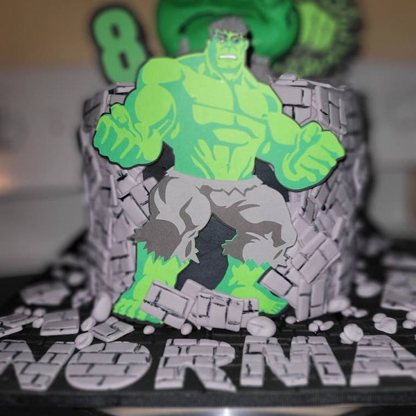 3pc Set Hulk Caketopper/centerpieces - Etsy