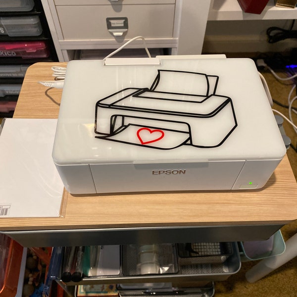 Office Printer SVG Clip Art Cut File Silhouette Instant Digital ...