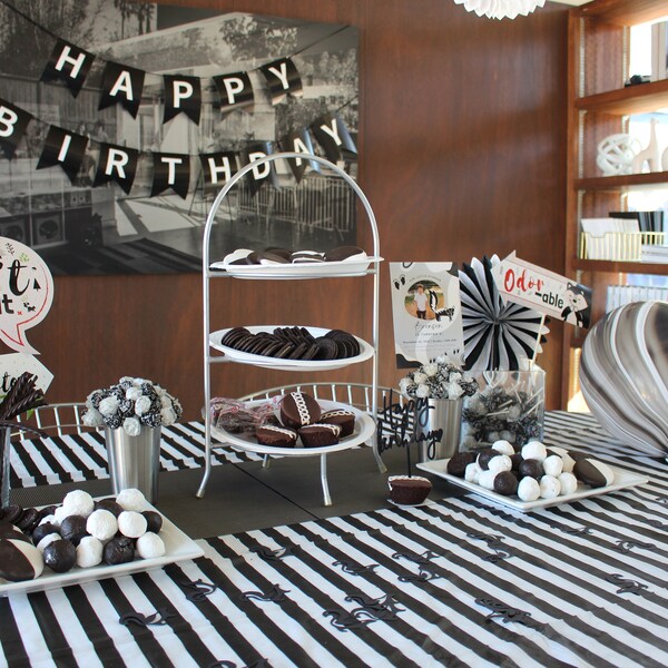 Skunk Confetti | Skunk Cut Outs | Skunk Decorations | Woodland Confetti ...