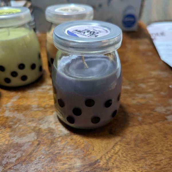 Taro Milk Tea Candle - Etsy