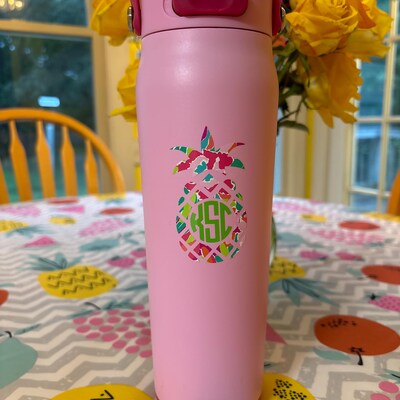 Laptop Palm Rest Monogram Vinyl Decal Solid Glitter iPhone Car Tumbler ...