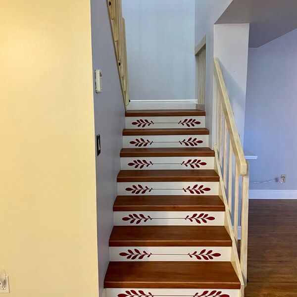 Stair Riser Decal #1- Vinyl Decals- Staircase Décor-decorative Stair ...