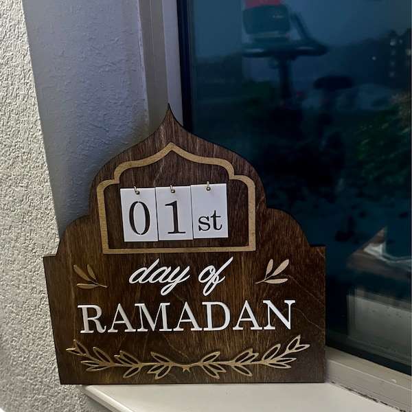 Ramadan Wood Calendar - Etsy