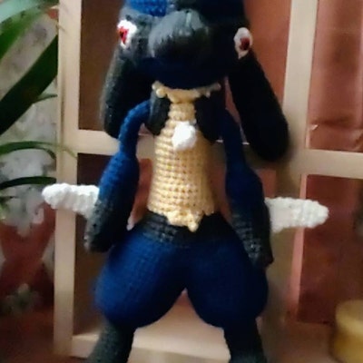 Lucario Pokemon Crochet Pattern - Etsy