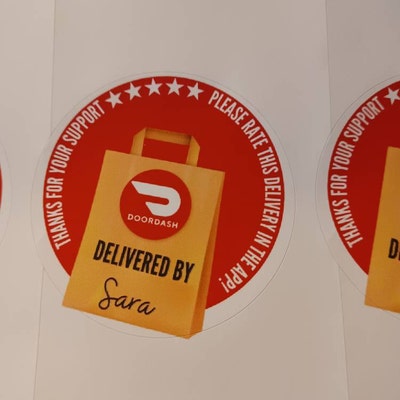 Cute Food Delivery Stickers Increase Your Tips BUNDLE OF 8 - Etsy