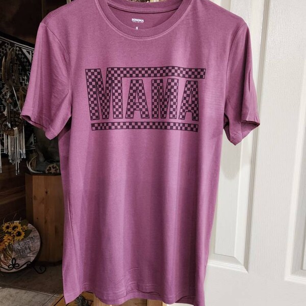 Checkered Mama Svg, Mama Png, Racing Mama T-shirt Design, Race Mama ...