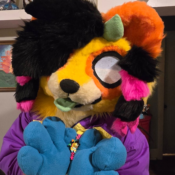 Custom Chibi Dangler Charm | Animal Dangler | Moving Tail Keychain ...