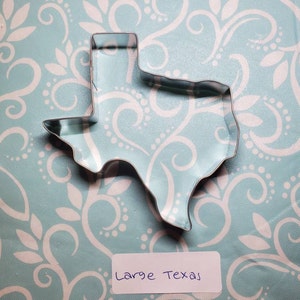 Texas Cookie Cutter, 4.75 State Cookie Cutter Made in USA - Etsy
