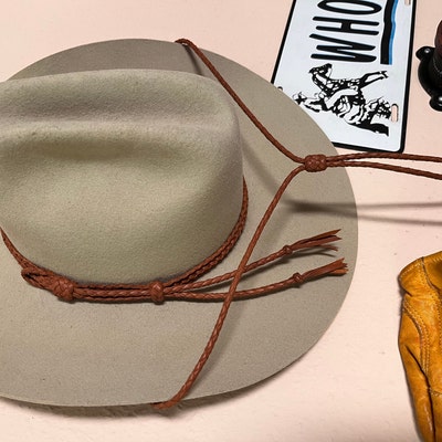 Leather Cowboy Hat Band, Handmade Western Hat Bands - Etsy