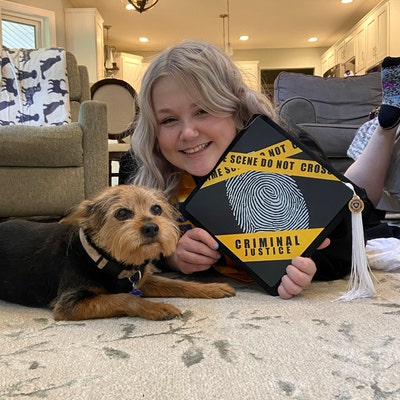 Grad Cap Topper Criminal Justice , Graduation Cap Decorations by Tassel ...