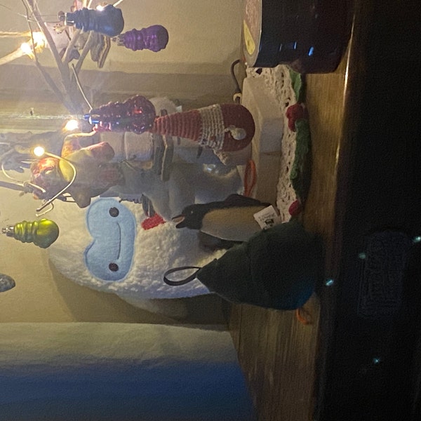 Monster Stuffed Animal in Light Blue and Beige, Cute Monster Stuffed ...