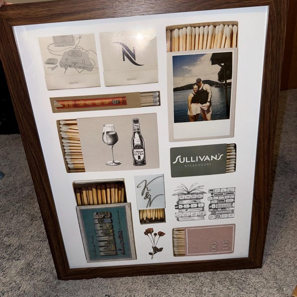 Downloadable Matchbook Poster Template - Etsy