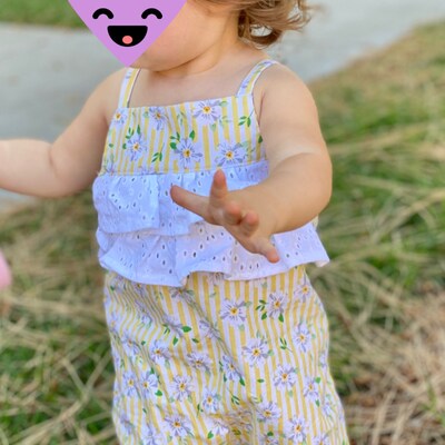 Poppy Romper PDF Sewing Pattern - Etsy