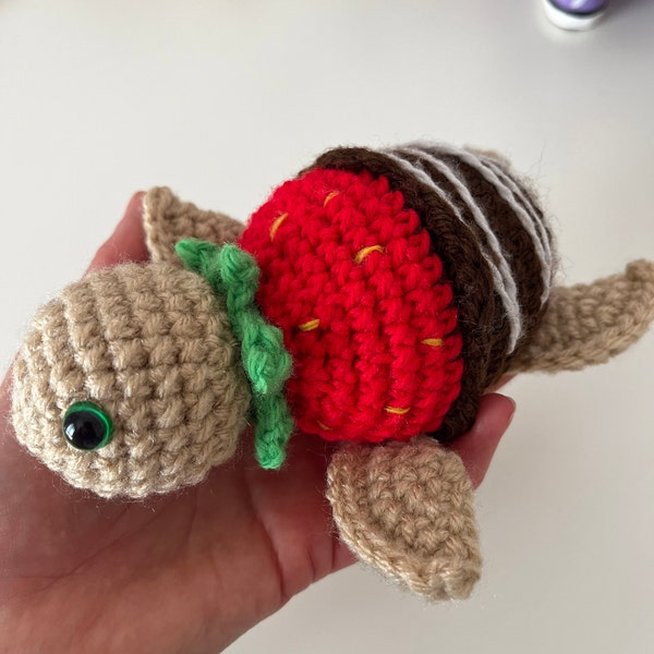 5 Crochet Sea Turtle Pumpkin Pie Apple Scarecrow Sunflower Fall ...