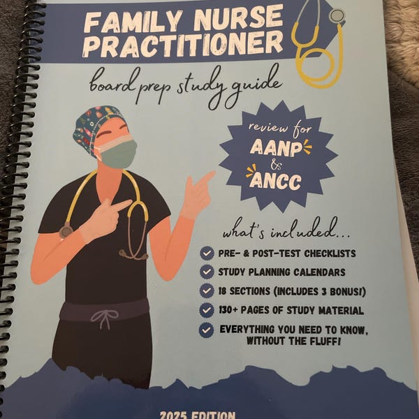 The 2025 Family Nurse Practitioner Board Prep Study Guide | Spiral ...