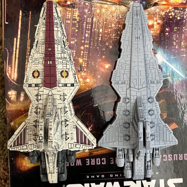 Lancer Frigate for Star Wars Armada or Display - Resin 3D Printed, 2 ...