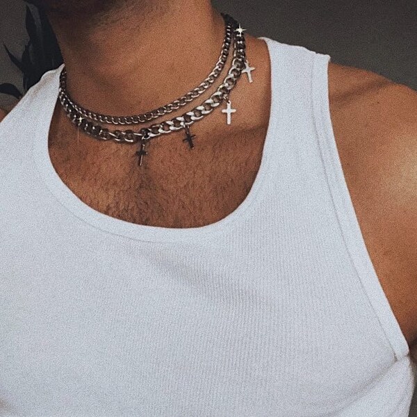 MOONSTRUCK - Stainless Steel Choker - Etsy