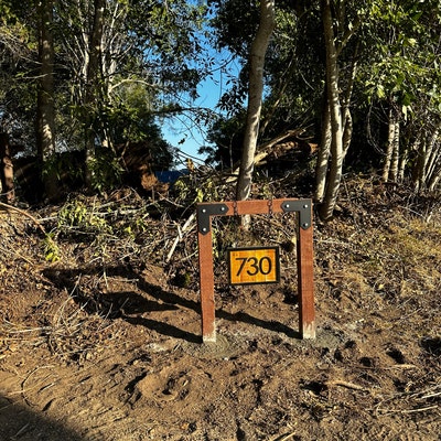 Multiple Address Stake Engraved Shared Driveway Personalized Sign ...