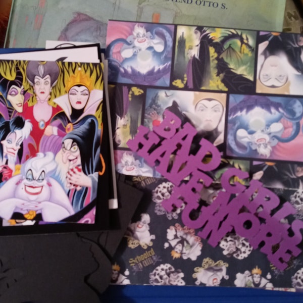 Disney Villains Scrapbook Kit! Disney Scrapbook, Project Life, Planner ...