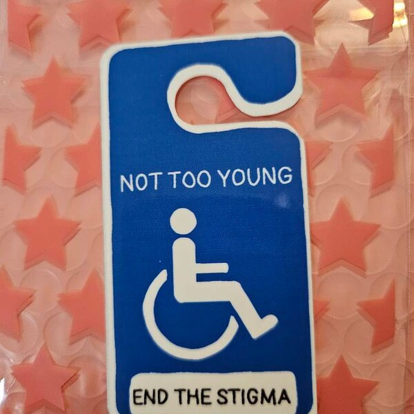 Cuter With Accessories Crutches Mobility Aid Pride Sticker for ...