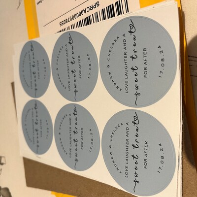 Custom QR Code Sticker Floral Custom Text Stickers Business Stickers ...