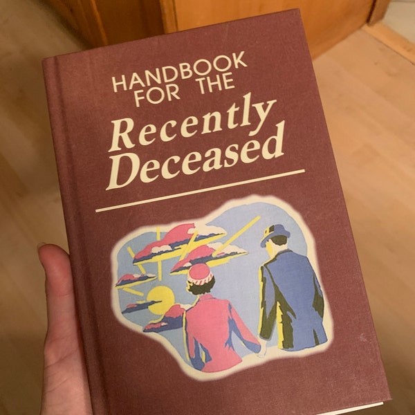 BLANK BOOK Journal - Handbook for the Recently Deceased - / Movie Prop ...