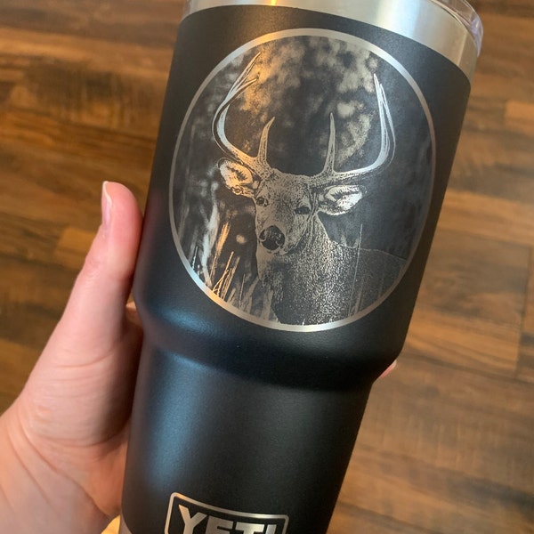 Whitetail Deer Yeti 30oz Tumbler | Insulated Tumbler | Gift for Him ...