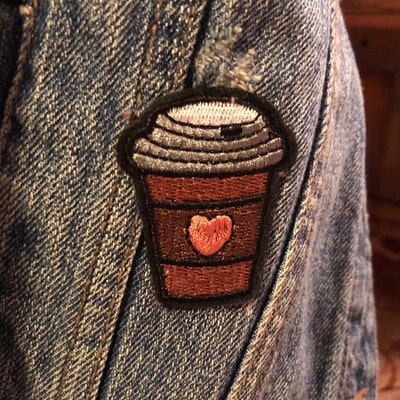 Coffee Love Iron-on Patch, Coffee Badge, Decorative Patch, DIY ...