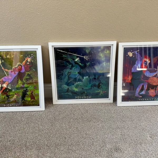 Art Print | Nereus and the Sea Gods | Greek Mythology Decor | Ancient ...