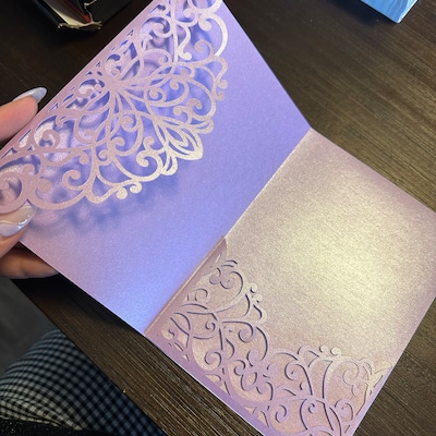 Quinceanera Invitation SVG Birthday Pocket Envelope Princess - Etsy
