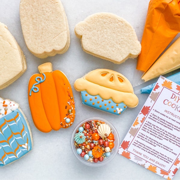 Instant Download Fall DIY Cookie Kit Instructions Printable Card, Fall ...