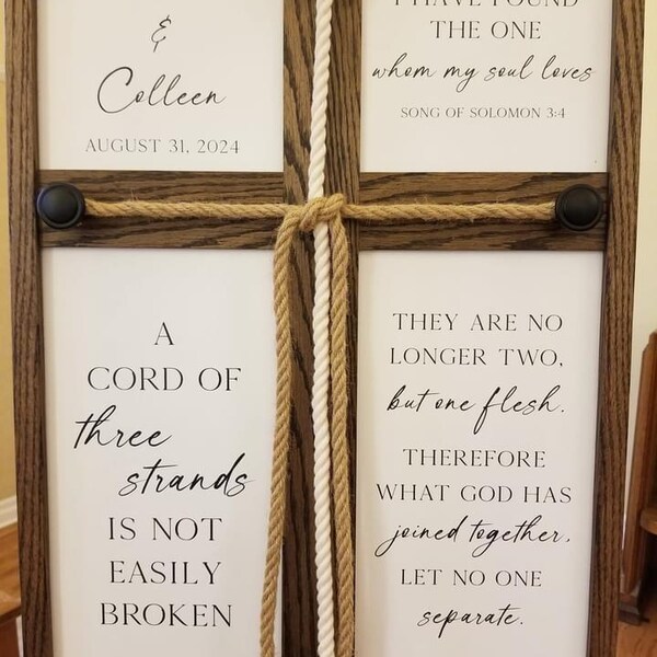 A Cord of Three Strands What God Joined Together Trinity Braid™ Unity ...