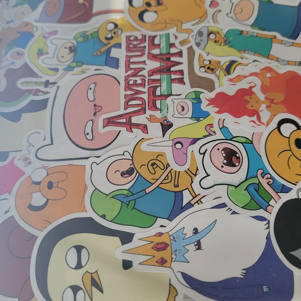 Adventure Time Stickers, Vinyl Stickers, 10-50 Pcs Random Pack, FREE ...