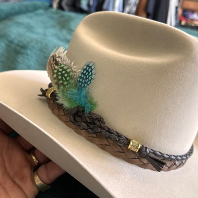 Leather Cowboy Hat Band, Handmade Western Hat Bands - Etsy