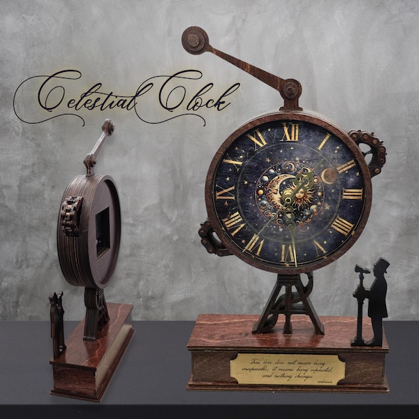 Tilting Grandfather Clock (digital Files) - Etsy