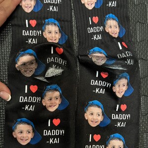 Custom Father's Day Socks, Custom Face Socks, Personalized Socks, Gifts ...