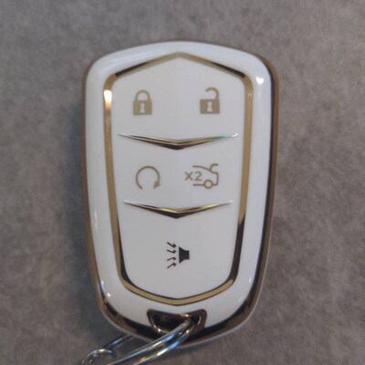 Cadillac Car Key Cover Soft Premium TPU Protector Case for Keyless ...