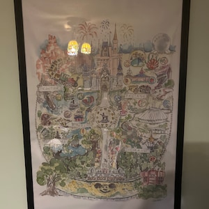 Peter Rabbit Watercolor Map Art Print Easter - Etsy