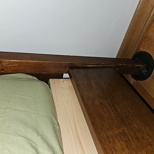 Bh104-natural 82" Queen/king Bed Rails - Etsy