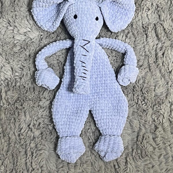 Pattern Crochet Animal, Baby Bunny Comforter, Crochet Snuggler Toys ...