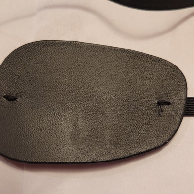 Elle Driver Style Black Leather Eyepatch - Etsy