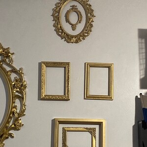 Set of 5 Gold Picture Frames Gold Wall Frames WEDDING | Etsy