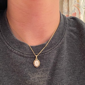 Spinner Pendant Necklace With Curb Chain by Caitlyn Minimalist - Etsy